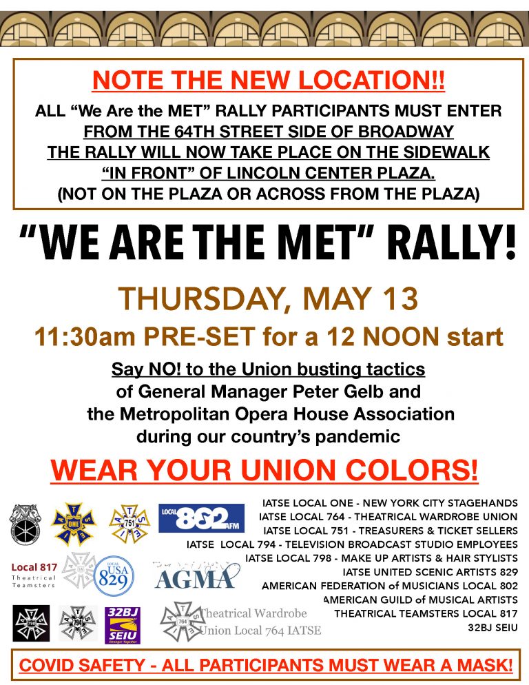 WE ARE THE MET! | Local 802 AFM