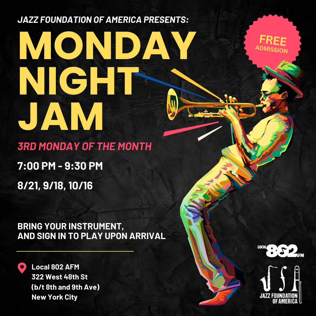 Jam session at Local 802 (sponsored by the Jazz Foundation) | Local 802 AFM