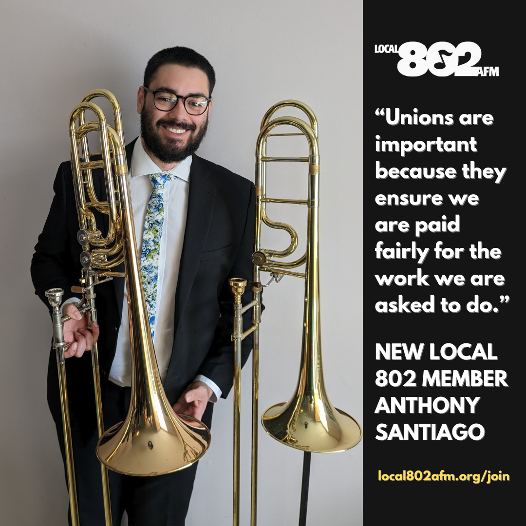MEMBER INTERVIEW: ANTHONY SANTIAGO | Local 802 AFM